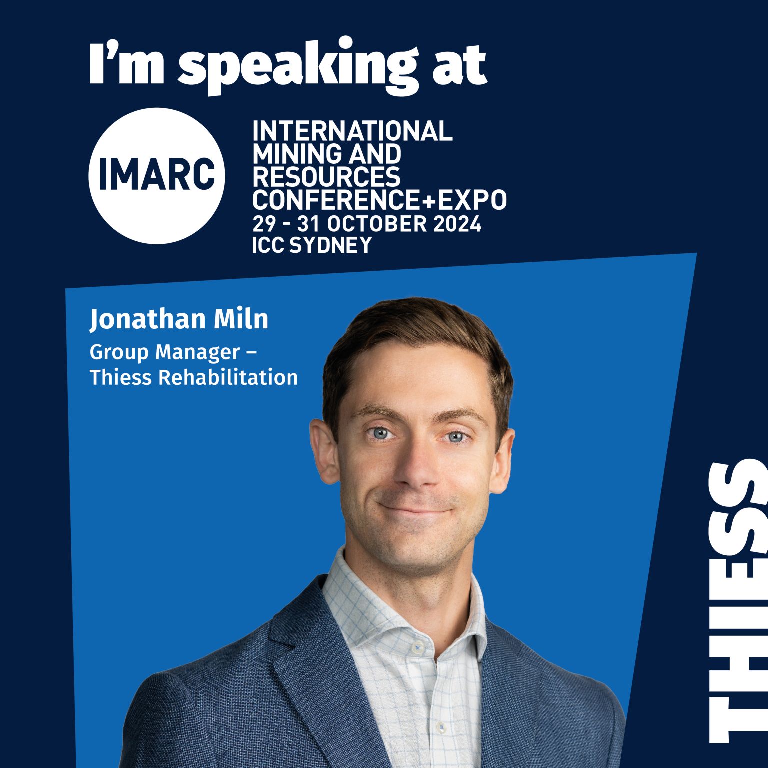 Thiess Rehabilitation participating at IMARC 2024 - Thiess Rehabilitation